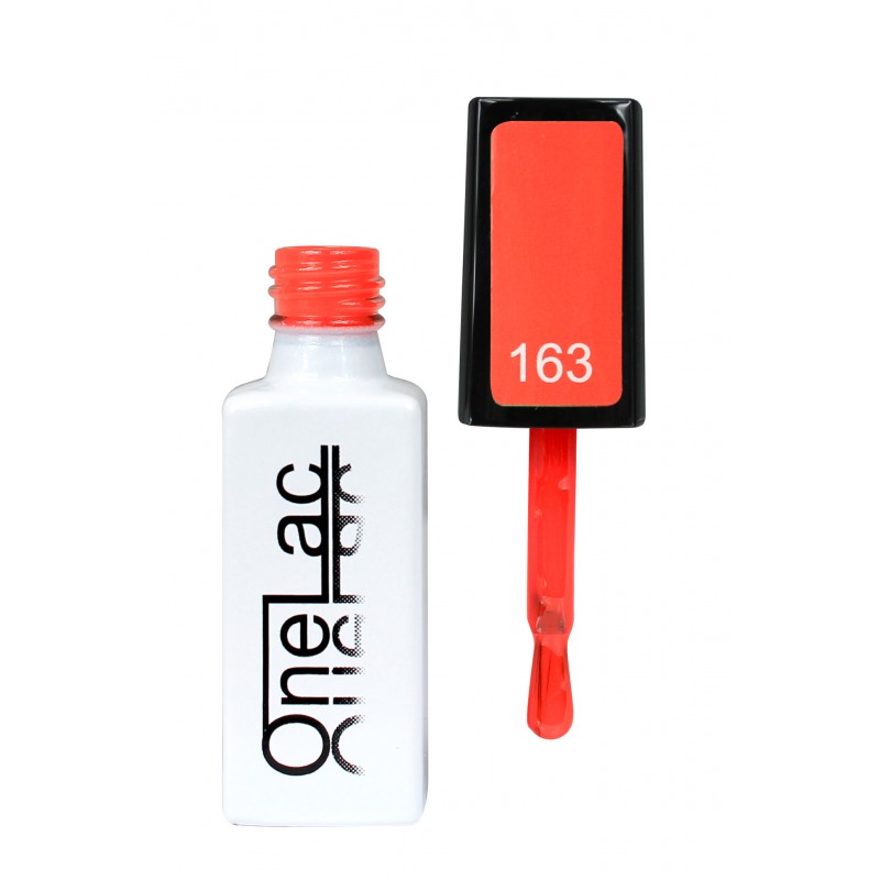 Vernis Semi permanent OneLac N°163 Rouge Fluo